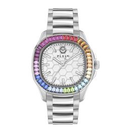 Philipp Plein Watches Uhr Damen Gr&ouml;&szlig;e One Size hellblau / lila / rot / silber
