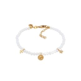 Elli Premium Armband Damen Gr&ouml;&szlig;e 16 gold / wei&szlig;