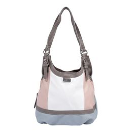 Tom Tailor Schultertasche 'Juna' Damen Gr&ouml;&szlig;e One Size rauchblau / taupe / altrosa / wei&szlig;