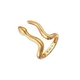 Elli Ring Schlange Damen Gr&ouml;&szlig;e 54 gold
