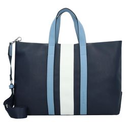 Tom Tailor Shopper 'Zena' Damen Gr&ouml;&szlig;e One Size navy / royalblau / wei&szlig;