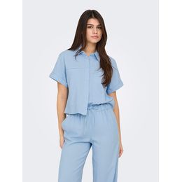 Only Bluse in Hellblau - 36% | Gr&ouml;&szlig;e M | Damen-blusen