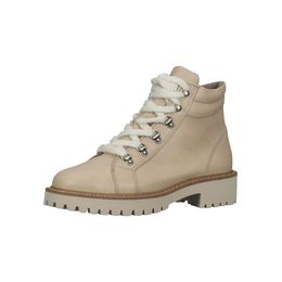Paul Green Leder-Boots in Beige - 58% | Gr&ouml;&szlig;e 40,5 | Damen-stiefel