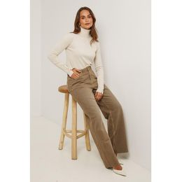 Soft Cashmere Rollkragenpullover in Beige - 73% | Gr&ouml;&szlig;e 34/36 | Damen-pullover-cardigans