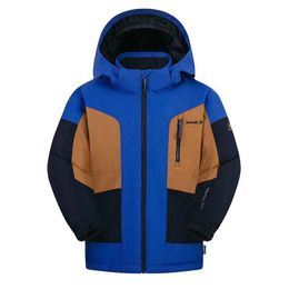 Kamik Winterjacke "Meteor" in Blau/ Hellbraun - 49% | Gr&ouml;&szlig;e 122 | Kinderjacken