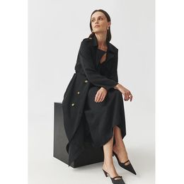 TATUUM Trenchcoat in Schwarz - 61% | Gr&ouml;&szlig;e 38 | Damenjacken