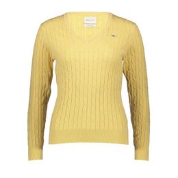 Gant Pullover in Gelb - 65% | Gr&ouml;&szlig;e S | Damen-pullover-cardigans