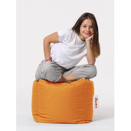 Evila Pouf in Orange - (H)45 cm - 50% | Sitzmoebel