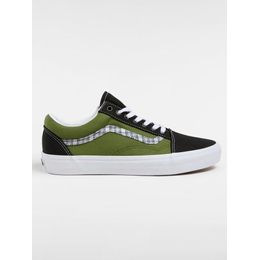 Vans Leder-Sneakers ''Old Skool'' in Oliv - 34% | Gr&ouml;&szlig;e 41 | Damen-sneakers