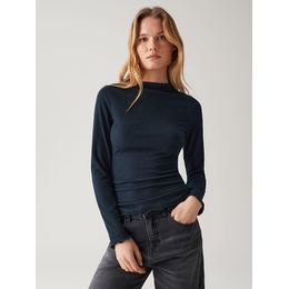 Opus Longsleeve in Dunkelblau - 45% | Gr&ouml;&szlig;e 44 | Damen-tops
