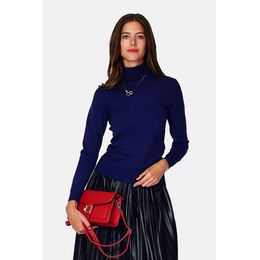 William de Faye Rollkragenpullover in Dunkelblau - 74% | Gr&ouml;&szlig;e 36 | Damen-pullover-cardigans