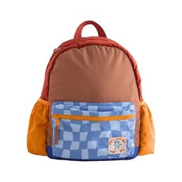 next Rucksack Jungen Gr&ouml;&szlig;e One Size saphir / braun / dunkelorange / dunkelrot
