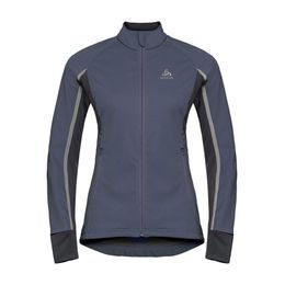 Odlo Laufjacke "Aeolus Pro" in Anthrazit/ Schwarz - 56% | Gr&ouml;&szlig;e L | Damen-outdoorjacken