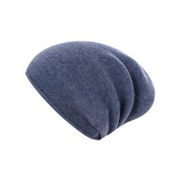 Zwillingsherz Kaschmir-Beanie in Blau - 45% | Damen-muetzen-caps