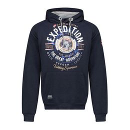 Geographical Norway Hoodie "Galdemar" in Dunkelblau - 65% | Gr&ouml;&szlig;e XL | Herren-sweatshirts-jacken