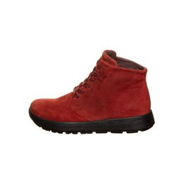 Think! Leder-Boots "Comoda" in Rot - 62% | Gr&ouml;&szlig;e 38,5 | Damen-stiefel