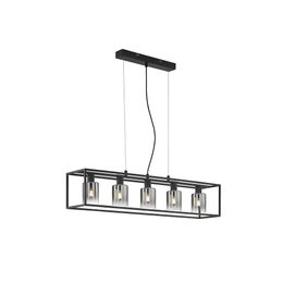 Fischer und Honsel FISCHER & HONSEL H&auml;ngeleuchte in Schwarz/ Grau - (B)95 x (H)18 cm - 73% | Haengeleuchten-deckenleuchten