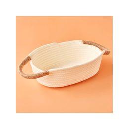 Bella Maison Aufbewahrungskorb "Montana" in Creme - (B)33 x (H)23 x (T)9 cm - 35% | Kisten-koerbe