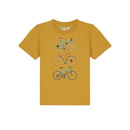 Watabout.kids Shirt '3 Fahrr&auml;der' boy Yellow size 134/146