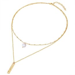 Valero Pearls Necklace female Gold size One Size