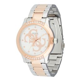 Guess Analoguhr Damen Gr&ouml;&szlig;e One Size rosegold / silber