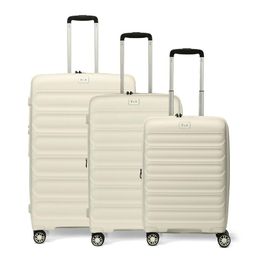 d&n D&n Suitcase Set 'Travel Line 4700' male White size One Size