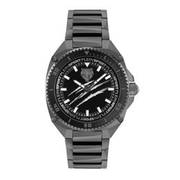 Plein Sport Analog Watch ' THUNDER FORCE ' male Black size One Size