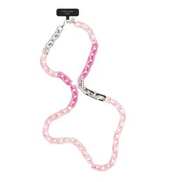 Cheeky Chain Munich Handykette 'Funky' Herren Gr&ouml;&szlig;e One Size rosa / hellpink / silber