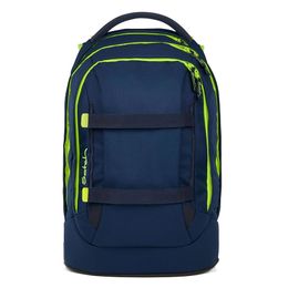 Satch Rucksack Jungen Gr&ouml;&szlig;e One Size dunkelblau / neongr&uuml;n
