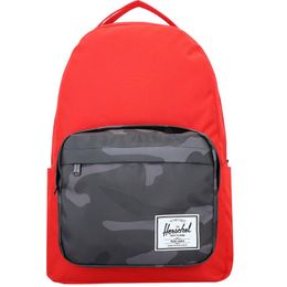 HERSCHEL Rucksack 'Miller' Herren Gr&ouml;&szlig;e One Size dunkelgrau / rot / wei&szlig;