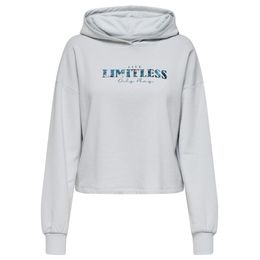 Only Play Hoodie 'Ja' Damen Gr&ouml;&szlig;e XS grau