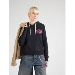 Superdry & Co Sweatshirt Damen Gr&ouml;&szlig;e XXL dunkelpink / schwarz