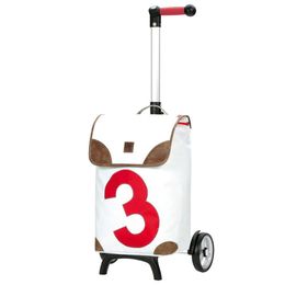 Andersen Shopper Trolley 'Unus' Herren Gr&ouml;&szlig;e One Size braun / rot / wei&szlig;
