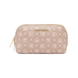 Carlo Colucci Kulturtasche 'Anno ' Damen Gr&ouml;&szlig;e XS/XL beige