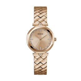 Guess Analog Watch female Gold size One Size
