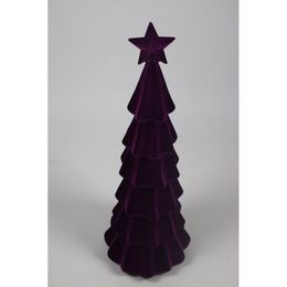 AM Design Weihnachtsfigur &raquo;Tannenbaum mit samtweichem Flock&laquo; aus Kunststoff, H&ouml;he 76 cm, in verschiedenen Farben Kunststoff