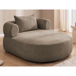Home Affaire XXL-Sessel &raquo;LUSSAC Loveseat extra tief, gro&szlig;e Sitzfl&auml;che, Ma&szlig;e B/T/H: 123/158/78cm&laquo; hoher Sitzkomfort und modernes Design, Sofa ohne 
