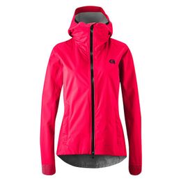 Gonso Damen Fahrradjacke &raquo;Save Jacket Trail W&laquo; Damen Regenjacke wind- und wasserdicht, Radjacke mit Kapuze pink 42