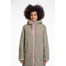 Rino & Pelle Rino & Pelle Damen Parka &raquo;JAVIN&laquo; mitKapuze mit kontrastfarbenen Details gr&uuml;n 42
