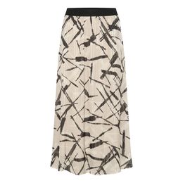 Kaffe Rock 'Archy' Damen Gr&ouml;&szlig;e 44 beige / schwarz