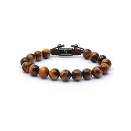 GT Collection Armband 'Single-Bead' Herren Gr&ouml;&szlig;e One Size braun