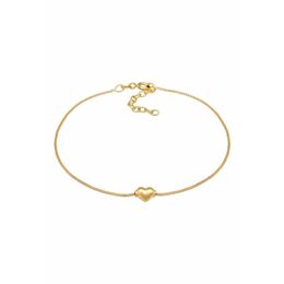 Elli Fu&szlig;schmuck Herz M&auml;dchen Gr&ouml;&szlig;e 19 gold