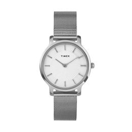 Timex Analoguhr Damen Gr&ouml;&szlig;e One Size silber