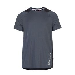 Spyder Funktionsshirt Herren Gr&ouml;&szlig;e S anthrazit / schwarz
