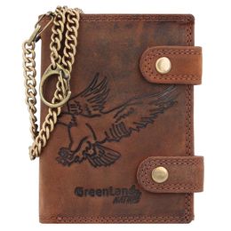 GreenLand Nature Wallet 'Montenegro' male Brown size One Size