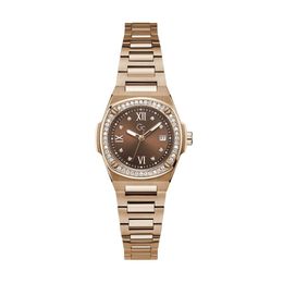 Gc Analog Watch 'Coussin Shape Mini' female Gold size One Size