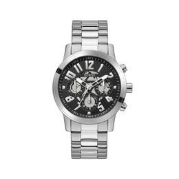 Guess Uhr 'Parker' Herren Gr&ouml;&szlig;e One Size schwarz / silber