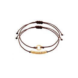 Elli Armband Damen Gr&ouml;&szlig;e 16 braun / gold