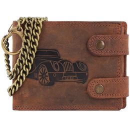 GreenLand Nature Wallet 'Montenegro' male Brown size One Size