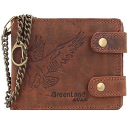 GreenLand Nature Wallet 'Montenegro' male Brown size One Size